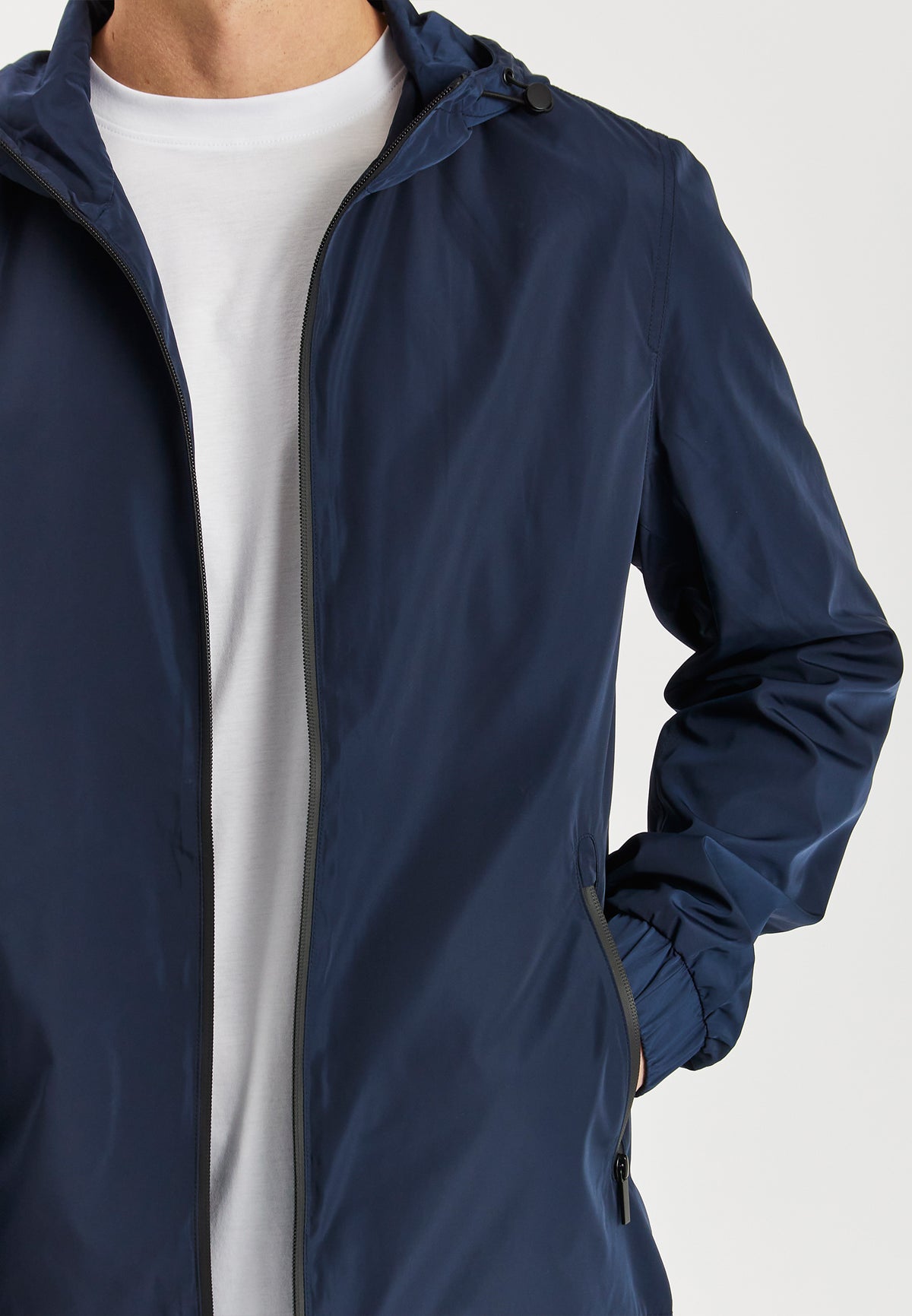 Navy Nylon Jacket – Luciano Fashion Limited